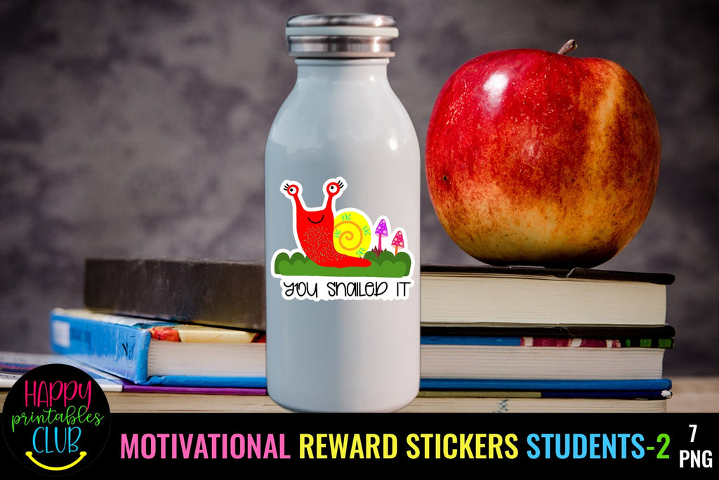 Motivational Reward Stickers for Students 2- Digital Sticker - So Fontsy