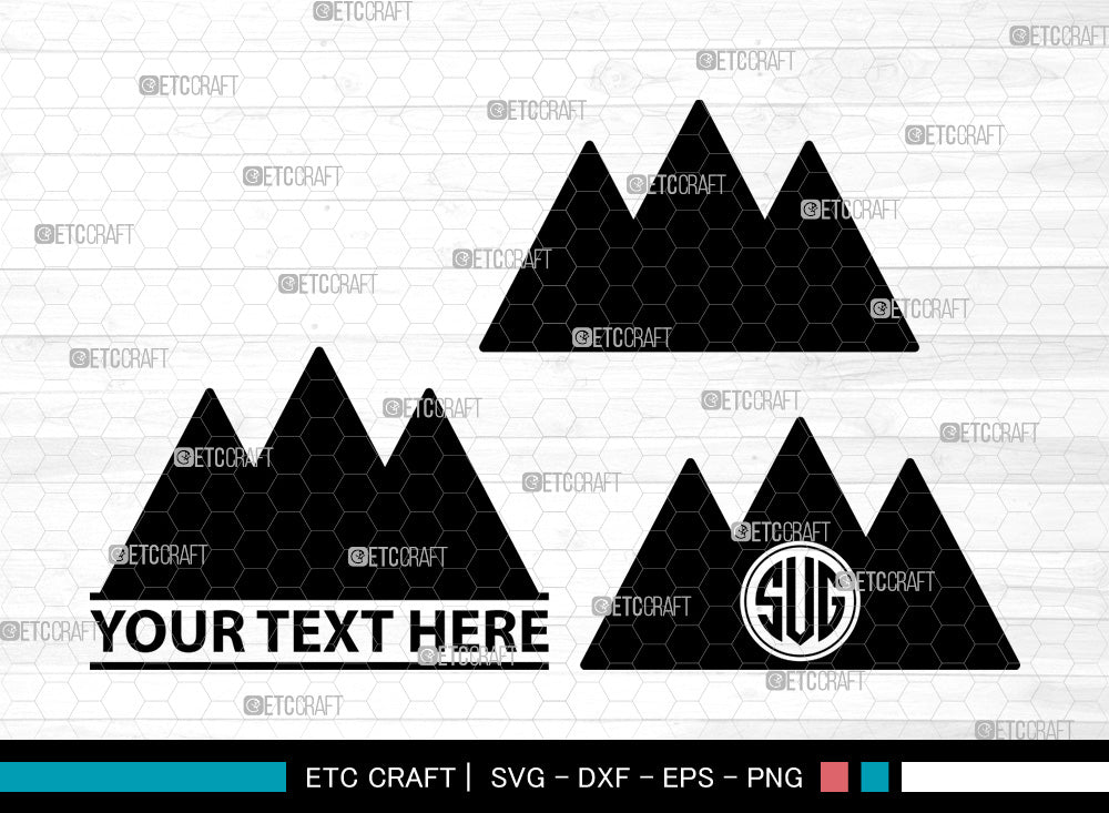 Mountain Icons Monogram, Mountain Svg, Mountain Logo Svg, Mountains ...