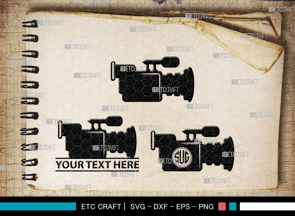 Movie Theme Monogram, Movie Theme Silhouette, Movie Theme SVG, Popcorn ...