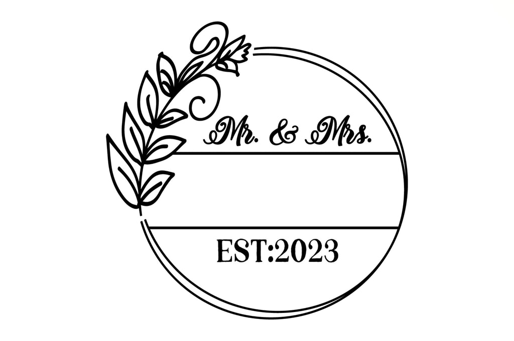 Mr & mrs bailey SVG Design - So Fontsy