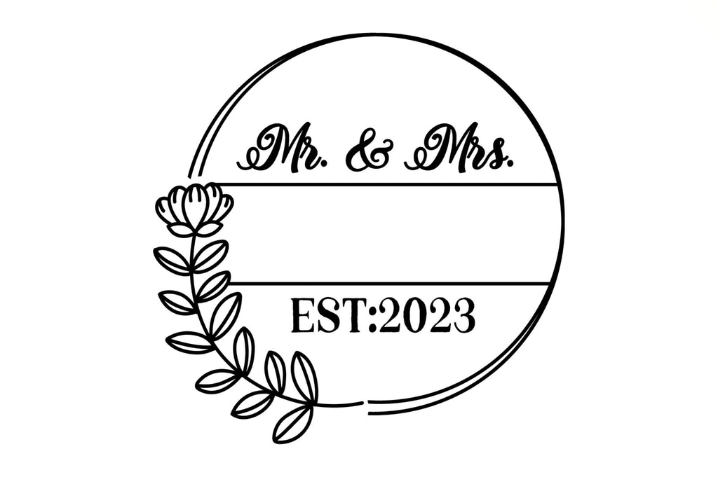 Mr & mrs smith SVG Design - So Fontsy