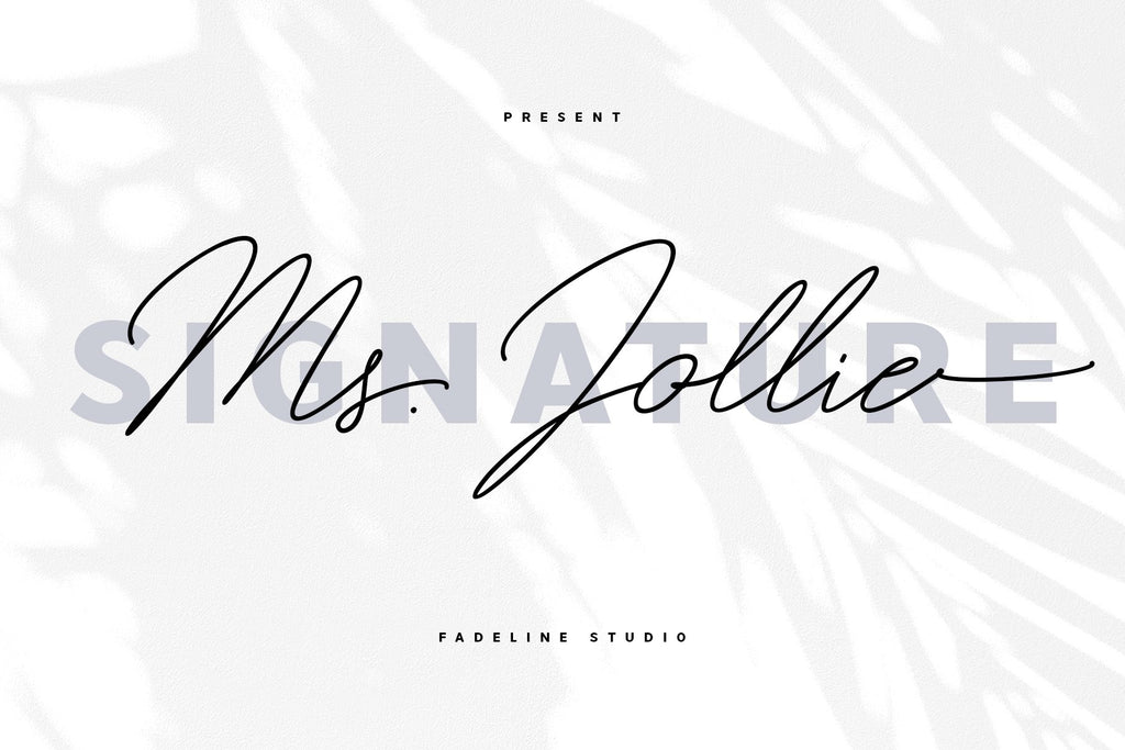 Ms. Jollie Signature - So Fontsy