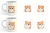 Cute Hamster Mug Wrap | Sublimation Coffee Cup - So Fontsy