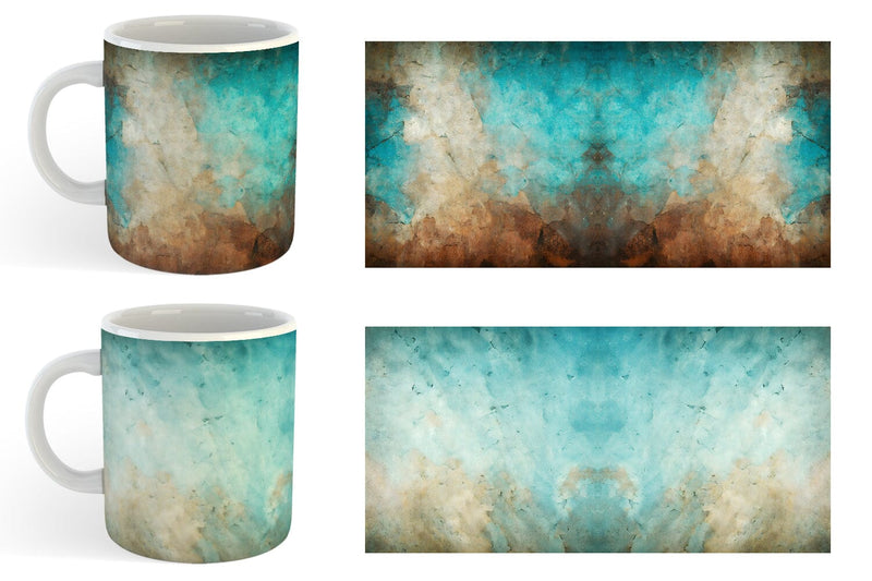 Wall Texture Background Mug Wrap | Sublimation Coffee Cup - So Fontsy