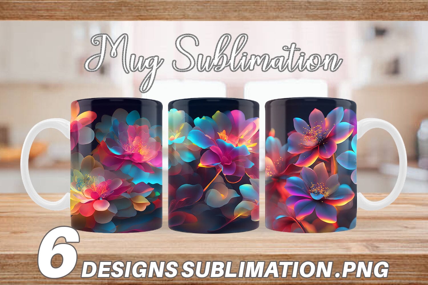 Mug Wrap | Sublimation Coffee Cup - So Fontsy
