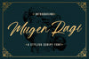 Mugen Ragi - Modern Script Font - So Fontsy