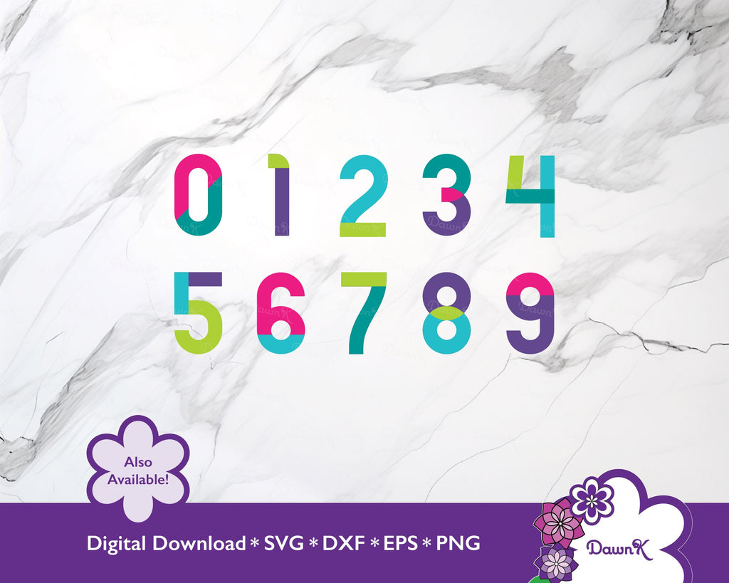 Multicolored and Layered SVG Symbol Bundle Neon | Dawn K Designs - So ...