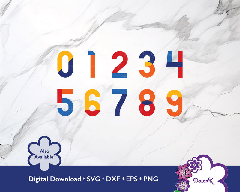 Multicolored and Layered SVG Symbol Bundle | Red, Yellow, Blue, and ...