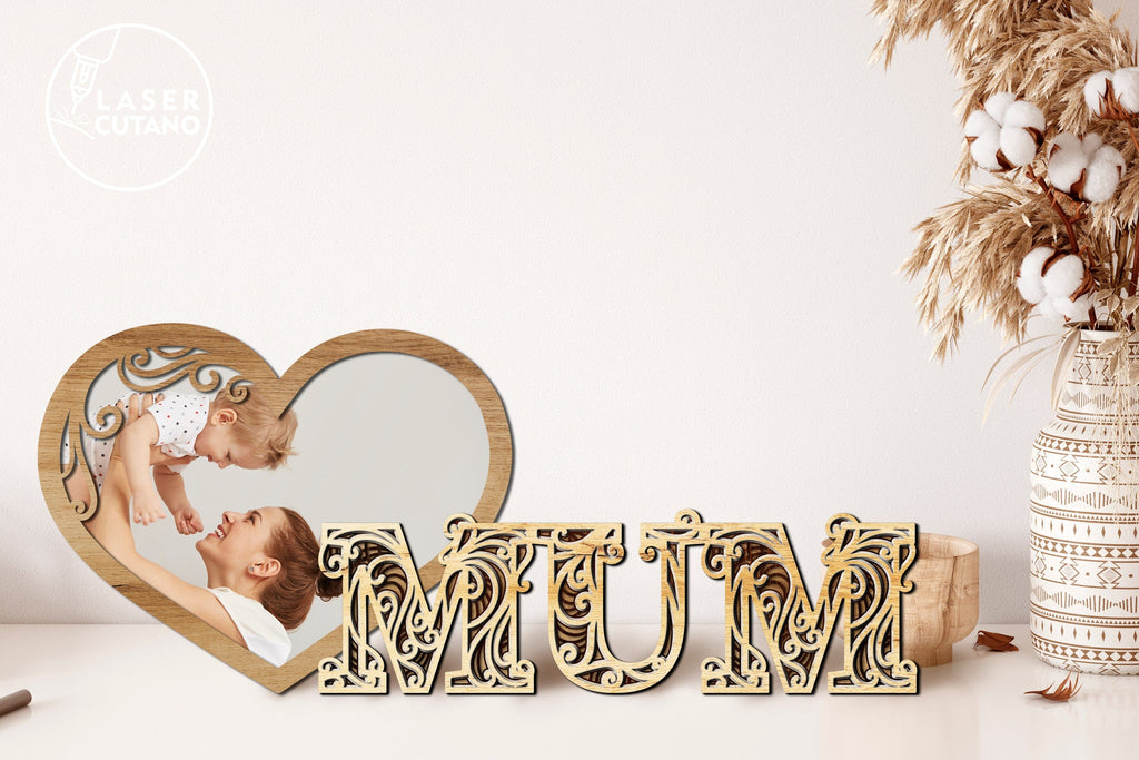 MUM DAD Mother's Day Photo Frame Father's Day Gifts - So Fontsy