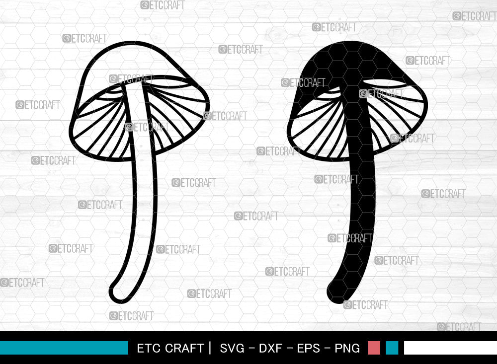 Mushroom SVG, Witchy Mushrooms Svg, Fungus Svg, Champignon Svg, Mushro ...
