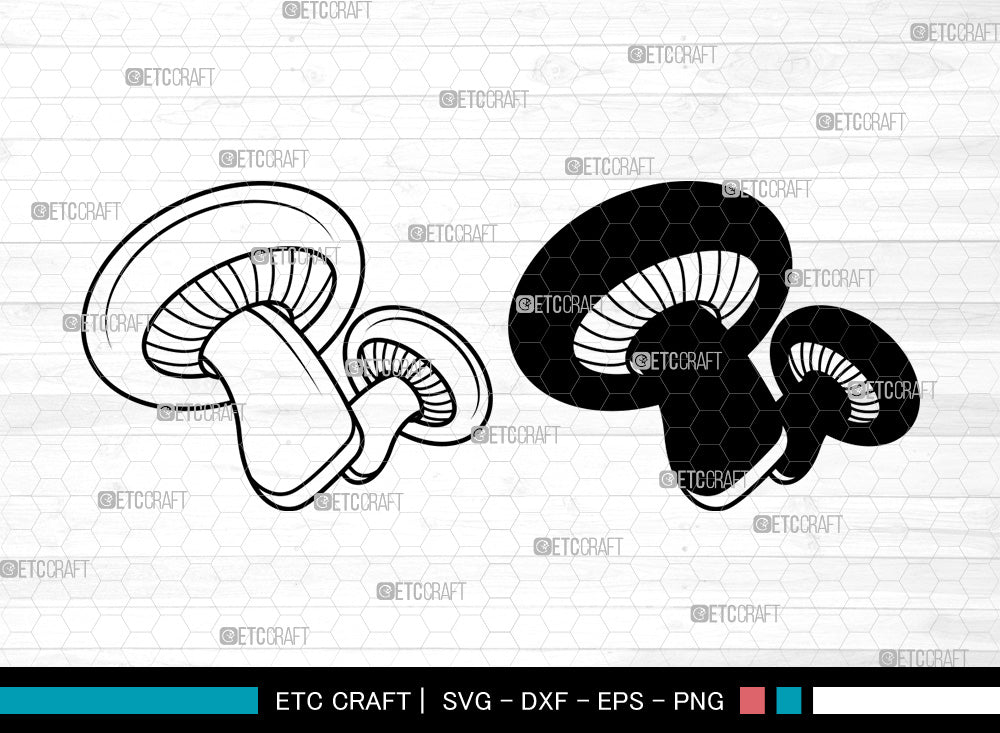 Mushroom SVG, Witchy Mushrooms Svg, Fungus Svg, Champignon Svg, Mushro ...