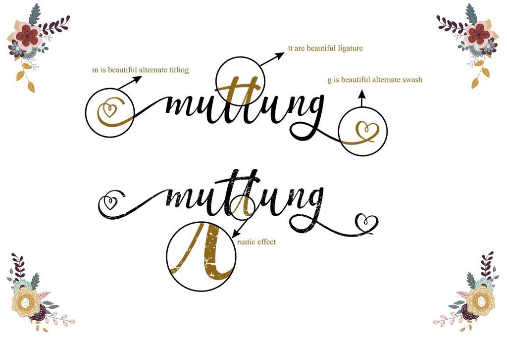 Muttung Script - So Fontsy