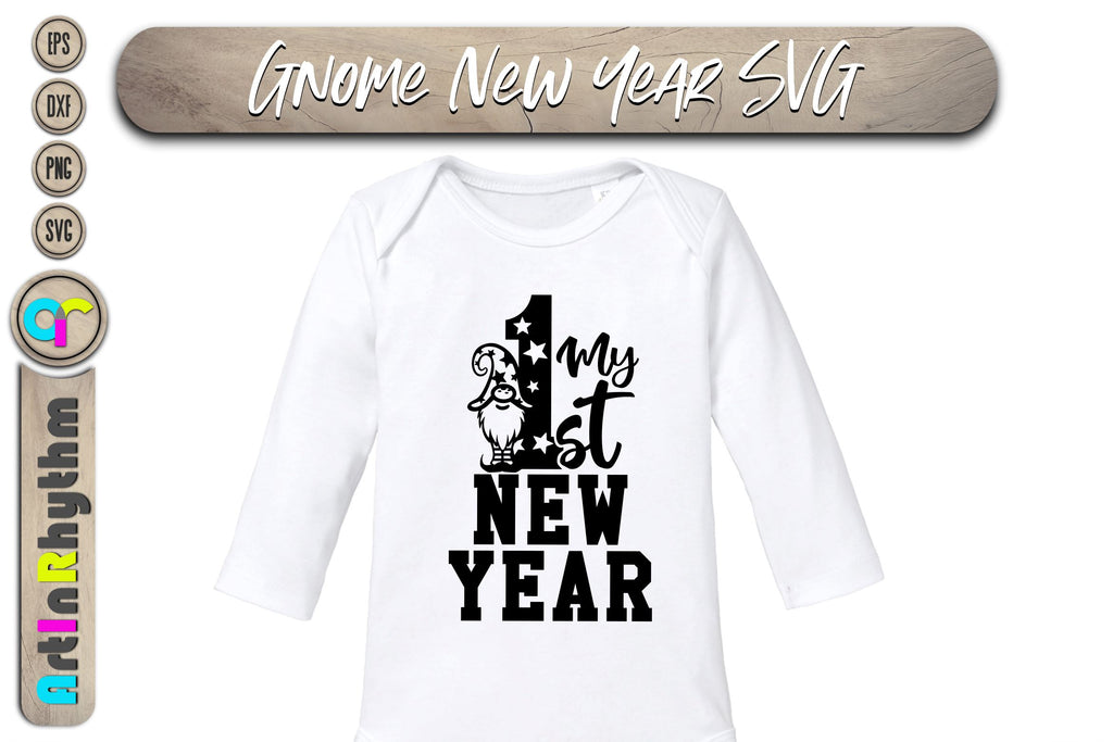 My 1st New year, Baby svg, Happy New Year svg - So Fontsy