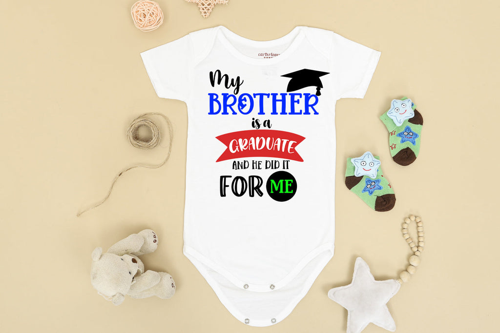 My Brother is A Graduate I Brother Graduation Sublimation - So Fontsy