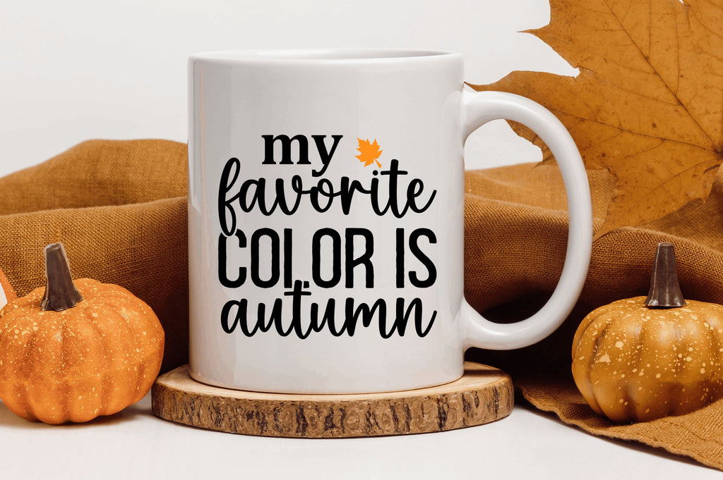 My favorite color is autumn SVG - So Fontsy