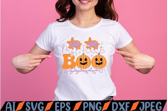 My First Boo SVG - So Fontsy