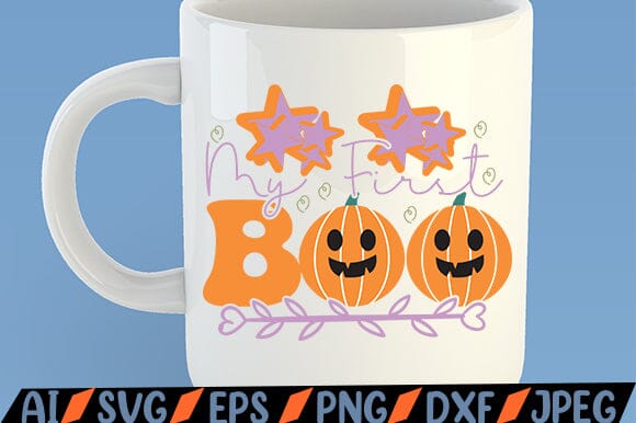 My First Boo SVG - So Fontsy
