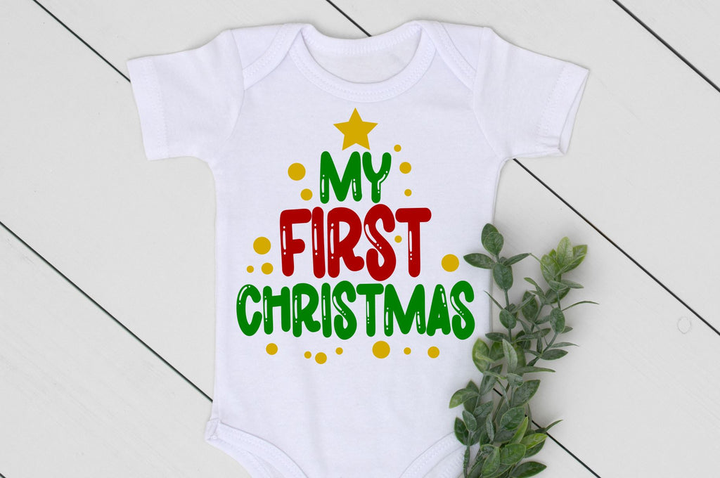 My First Christmas Svg, Png, Dxf - So Fontsy