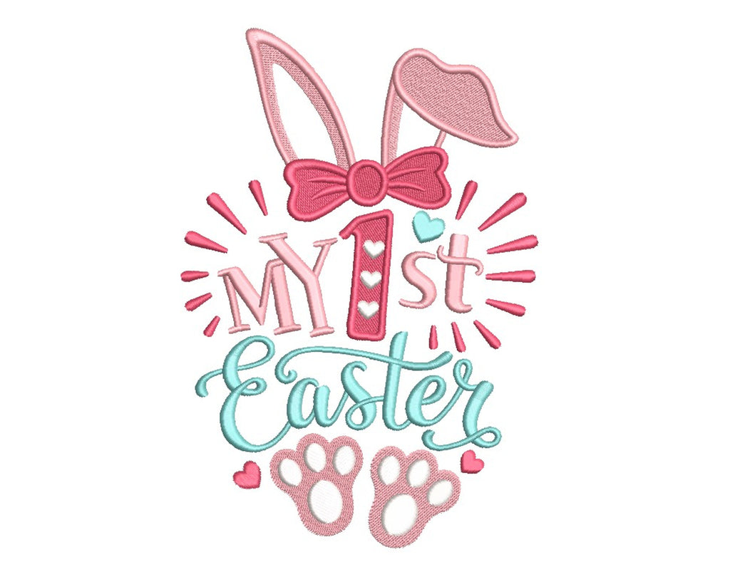My First Easter Embroidery Design, 4 sizes - So Fontsy