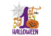 My First Halloween Embroidery Design, 3 sizes, Instant Download - So Fontsy