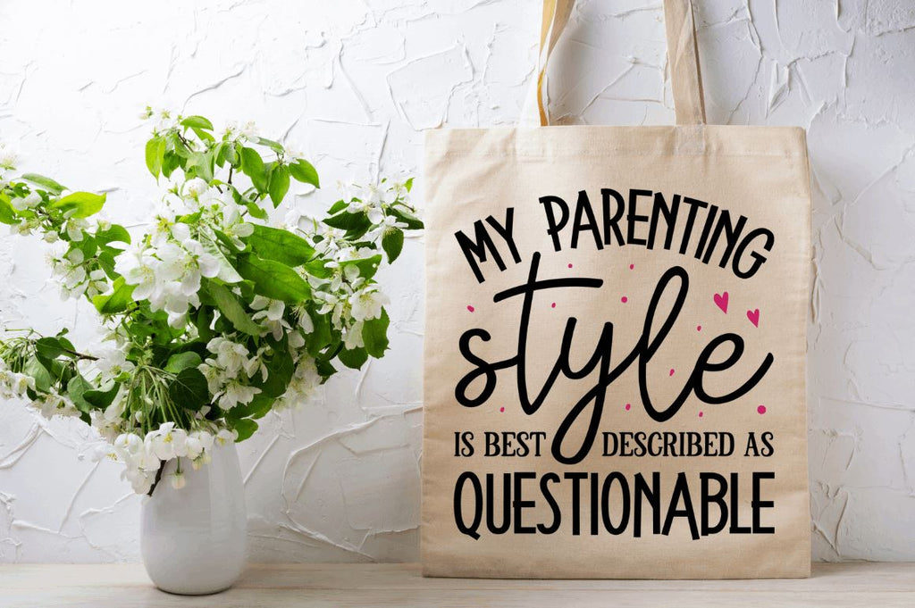 My parenting style is SVG - So Fontsy