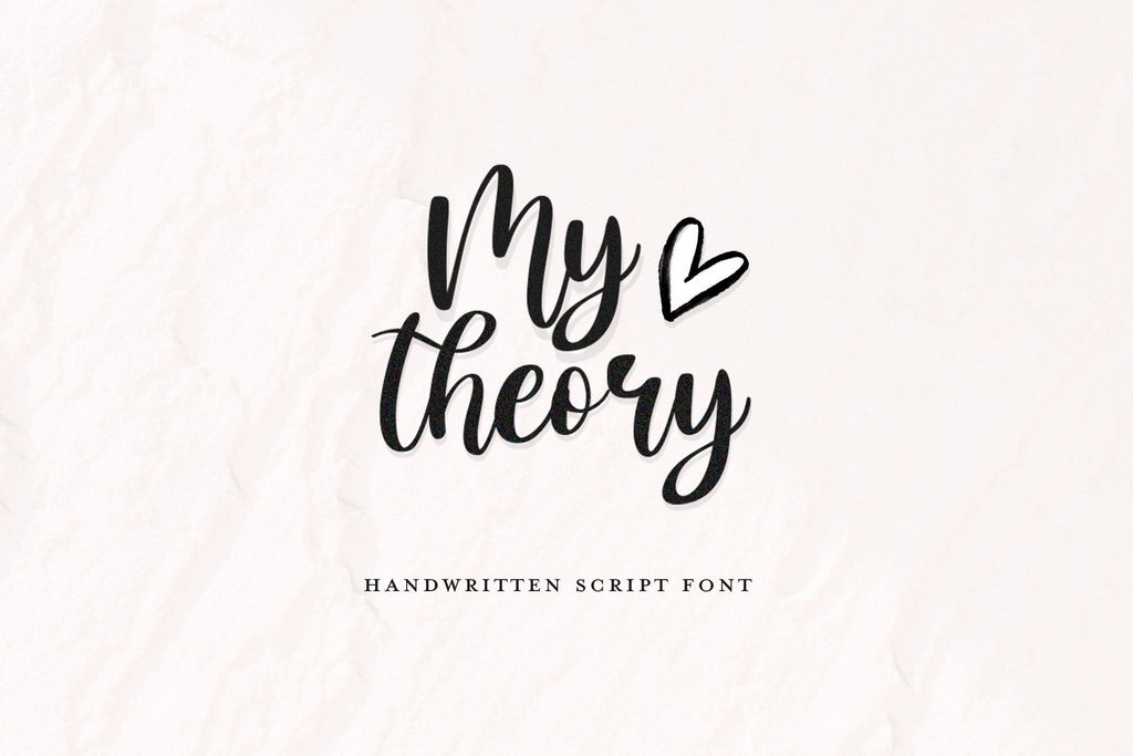 My Theory Font - So Fontsy