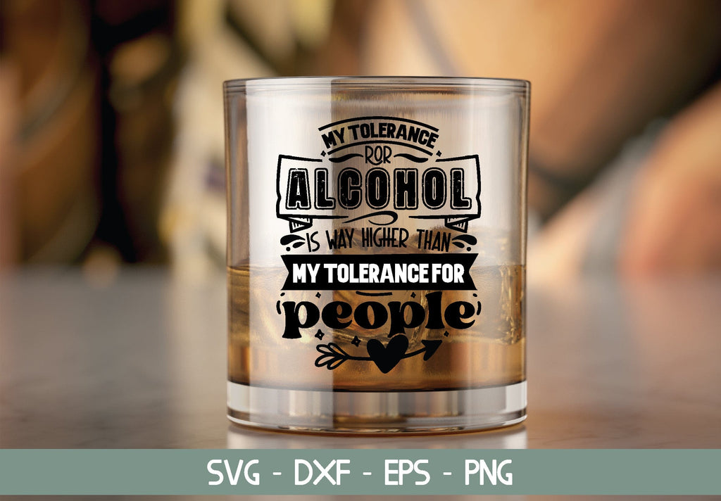 my tolerance for alcohol is way higher than my tolerance for people ...