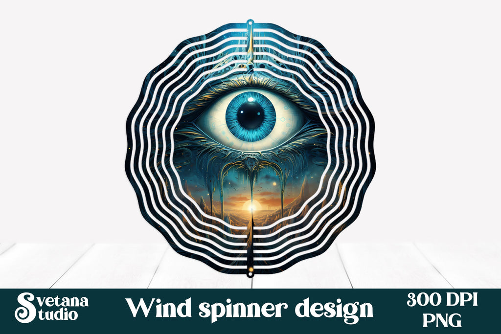 Mystical wind spinner template - So Fontsy