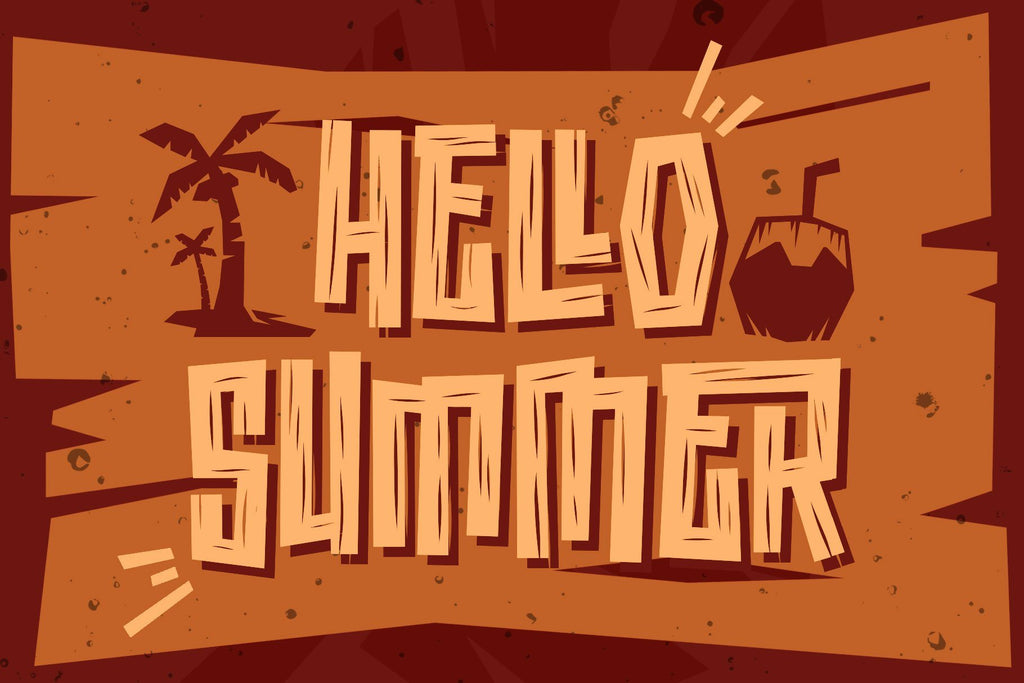 Naluka - Ethnic Font with Extras - So Fontsy