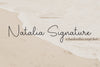 Natalia Signature - Handwritten Script font - So Fontsy