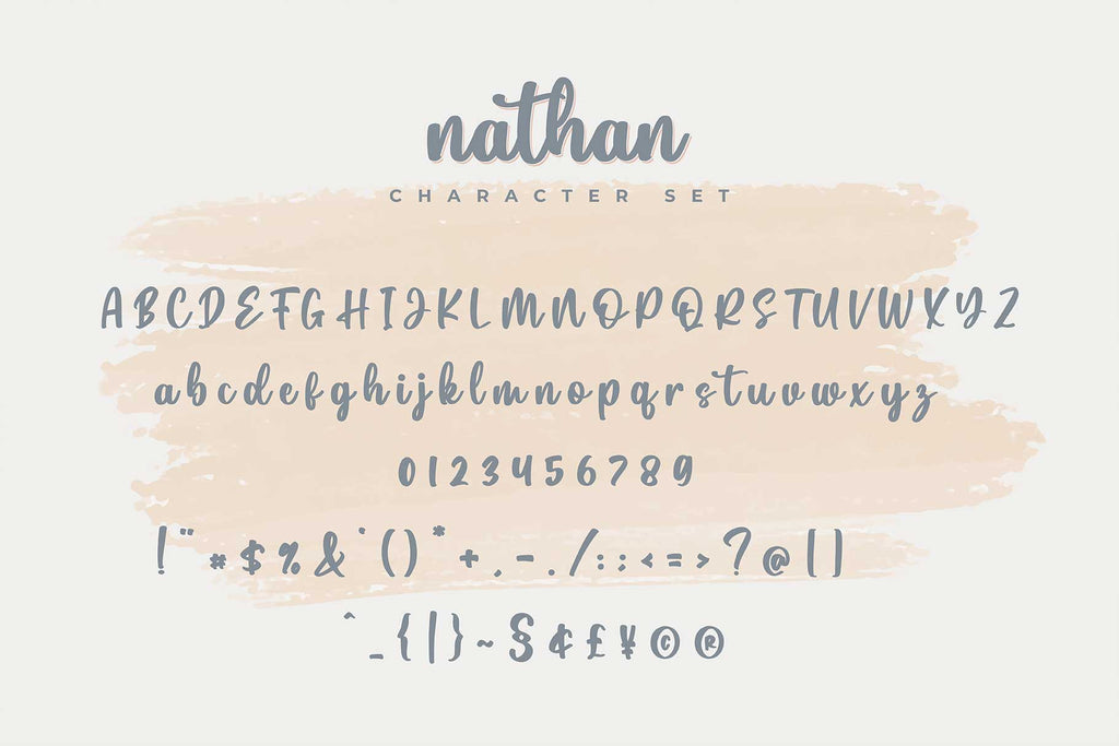 Nathan Script Font - So Fontsy