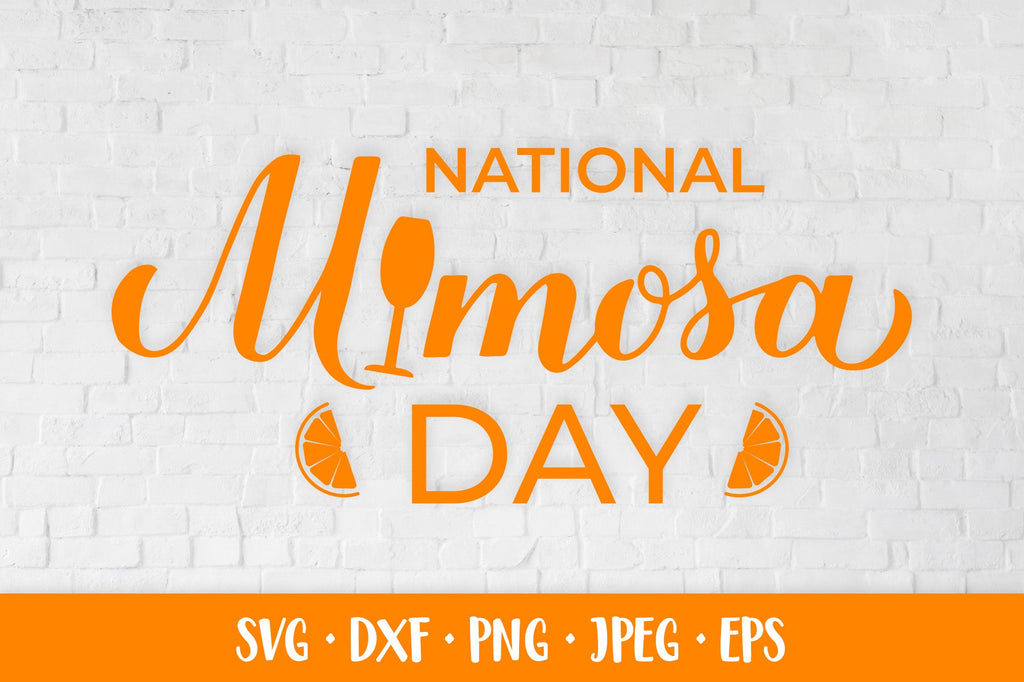 National Mimosa Day. Mimosa SVG - So Fontsy