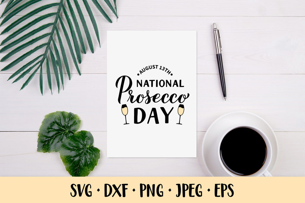 National Prosecco Day SVG - So Fontsy