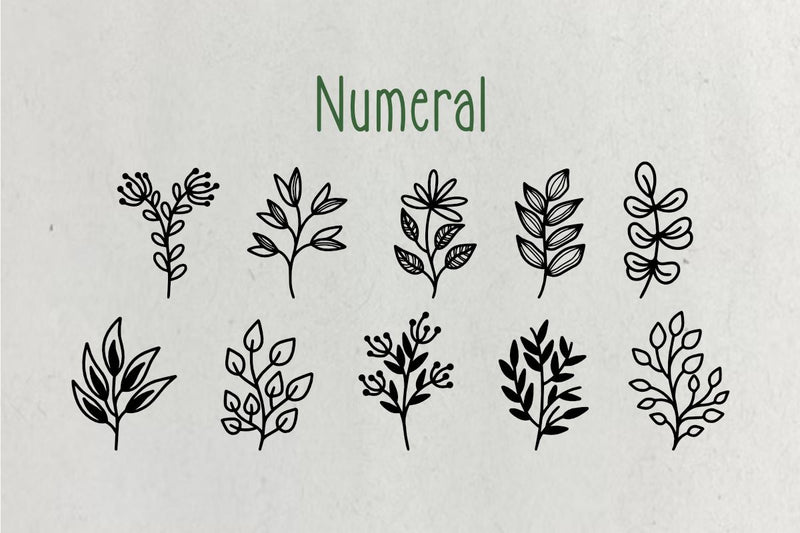 Naturena - Nature Dingbats - So Fontsy