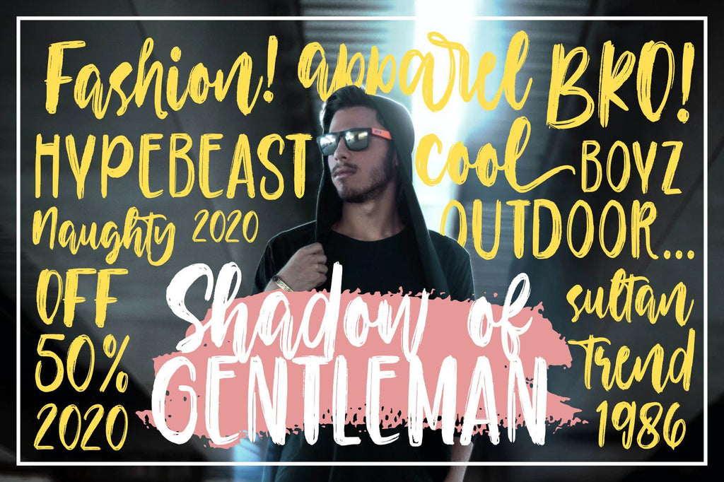 Naughty – Script brush - So Fontsy