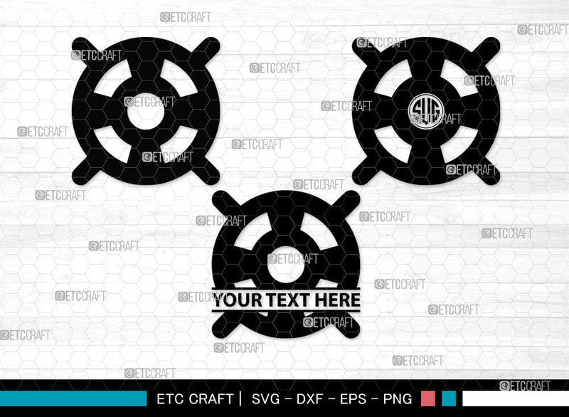 Nautical Buoy Monogram, Nautical Buoy Silhouette, Nautical Buoy Svg ...