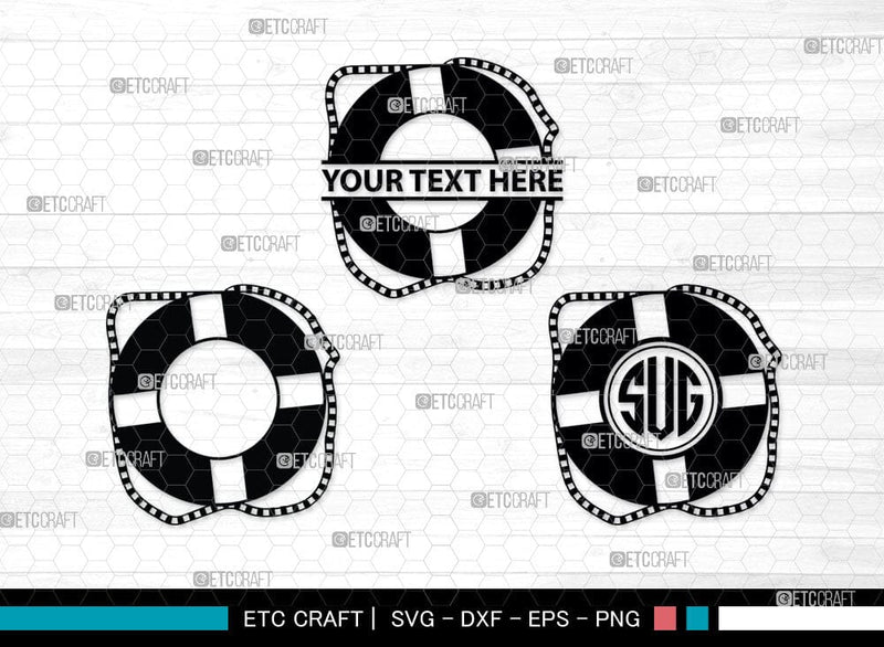 Nautical Buoy Monogram, Nautical Buoy Silhouette, Nautical Buoy Svg ...