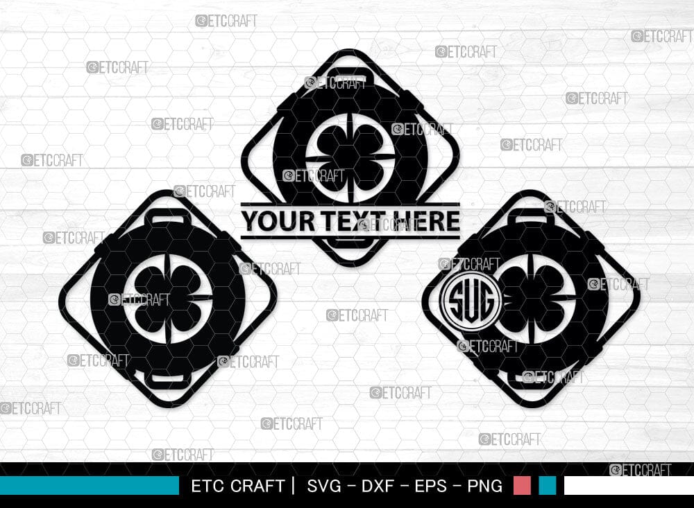 Nautical Buoy Monogram, Nautical Buoy Silhouette, Nautical Buoy Svg ...