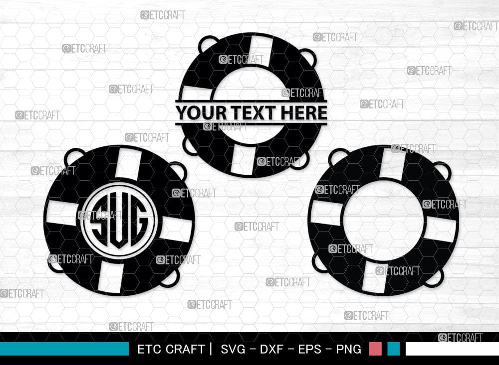 Nautical Buoy Monogram, Nautical Buoy Silhouette, Nautical Buoy Svg ...