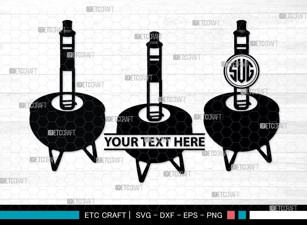 Nautical Buoy Monogram, Nautical Buoy Silhouette, Nautical Buoy Svg ...