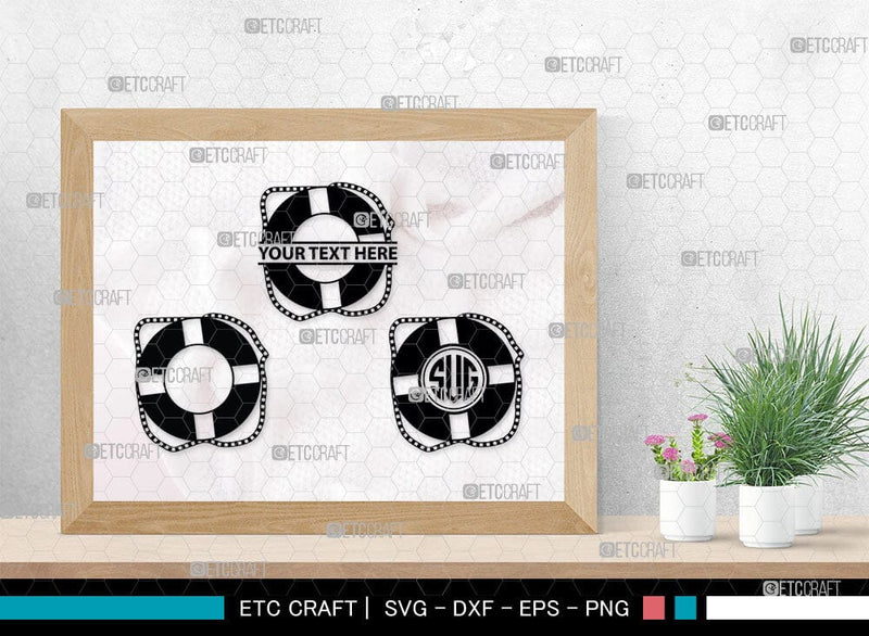 Nautical Buoy Monogram, Nautical Buoy Silhouette, Nautical Buoy Svg ...