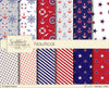 Nautical Digital Patterns/Paper Pack - So Fontsy