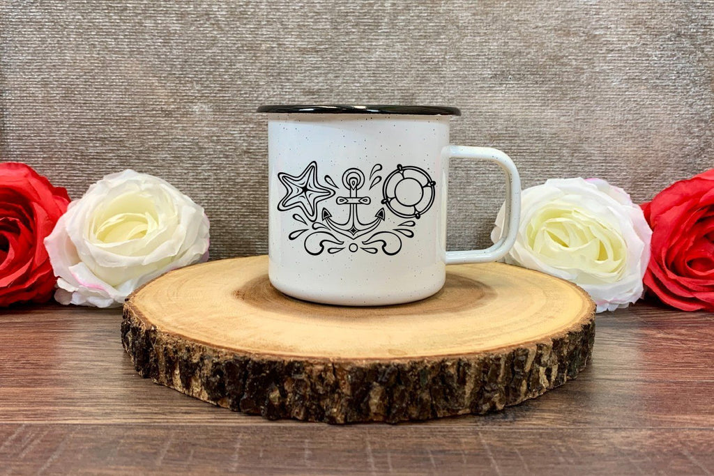 Sea life svg icon bundle underwater dxf vector illustrations Fish set ...