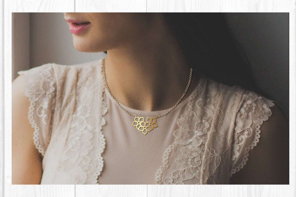 necklace SVG, jewelry necklace cut file - So Fontsy