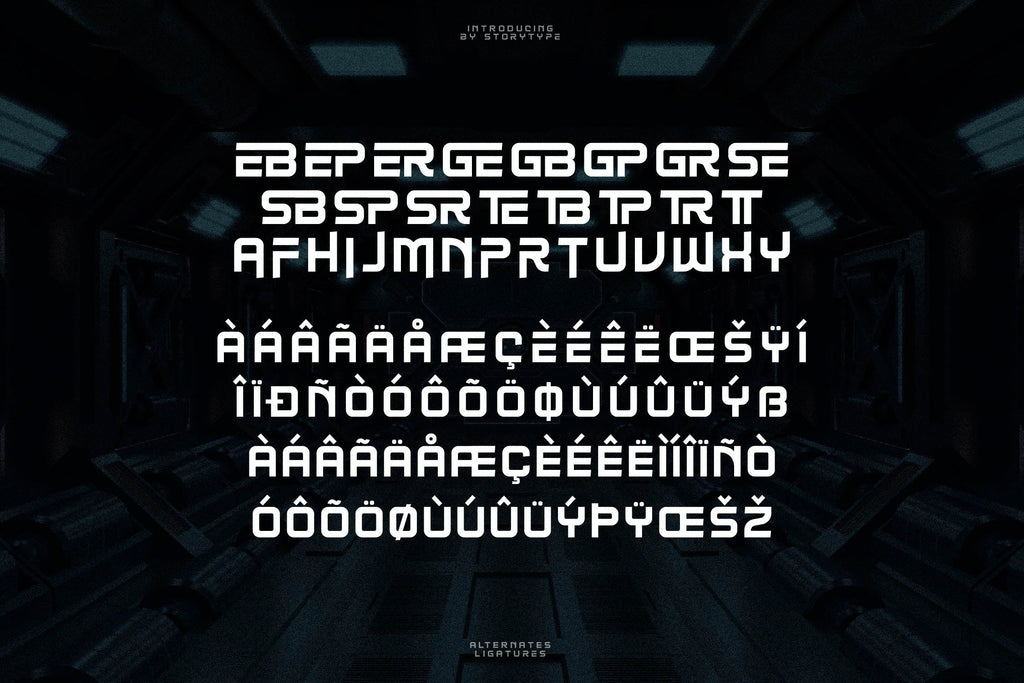 NEO CYBERN Typeface - So Fontsy