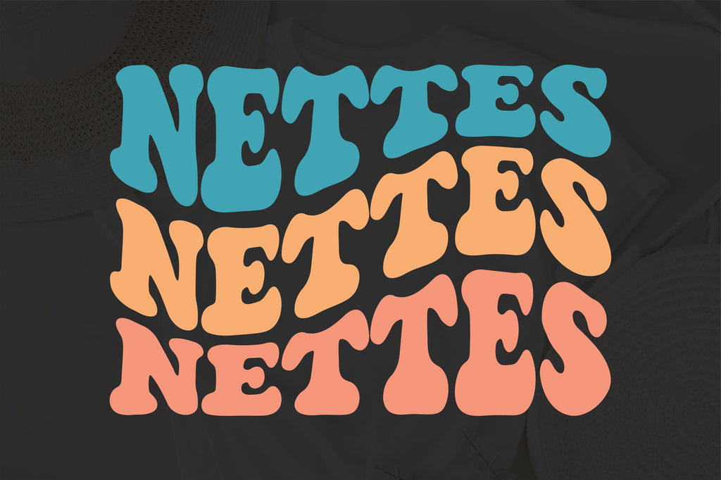 Nettes svg wavy style svg, EPS PNG Cricut Instant Download - So Fontsy