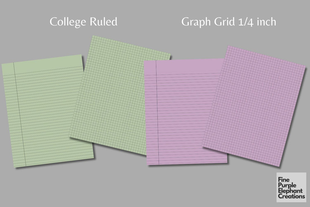 Neutral Notebook Paper | Writing Sheets - So Fontsy