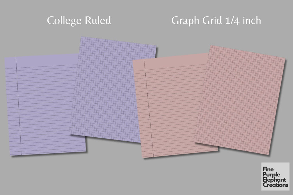 Neutral Notebook Paper | Writing Sheets - So Fontsy