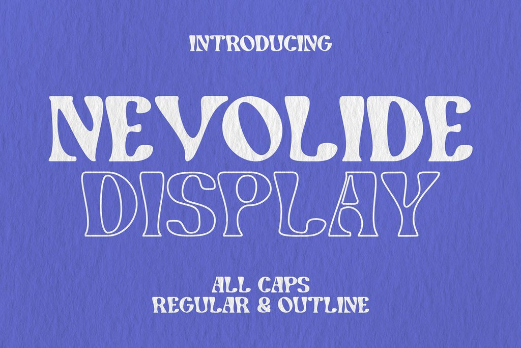 Nevolide – Display Font - So Fontsy