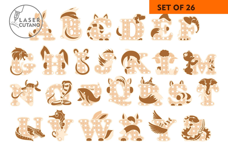 New Kids Alphabet, Name, Signs, Wooden Letters, Monogram Kids - So Fontsy